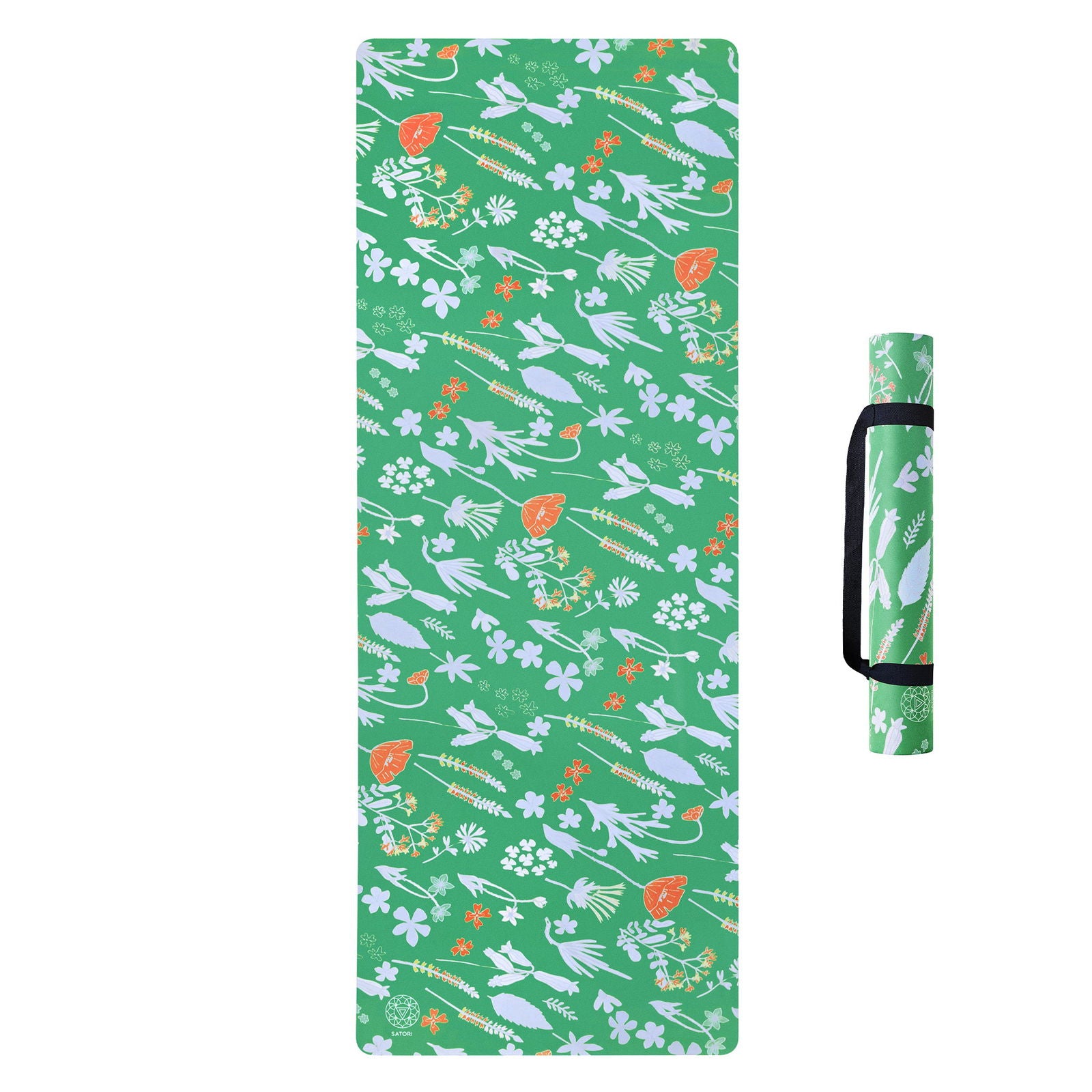 Forest Design Vegan Suede Yoga Mat | Satori Concept